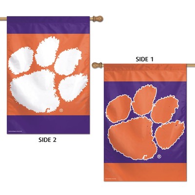 CLEMSON TIGERS 28"X40" DOUBLE SIDED BANNER FLAG BRAND NEW WINCRAFT | eBay