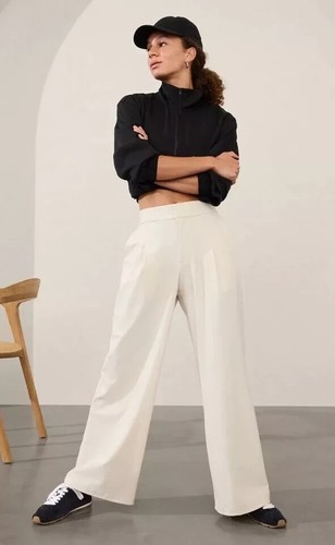 ATHLETA Pinnacle High Rise Trouser SIZE 0 | BONE Pant #472041 NEW | eBay