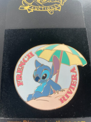 Disney Auctions PINS Stitch French Riviera LE 1000 Pin NEW ORIGINAL ...
