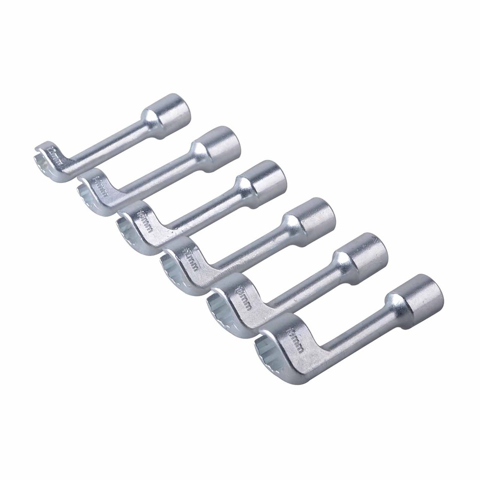 6pc Diesel Fuel Injector Line Injection Socket Wrench Spanner Tool set ...