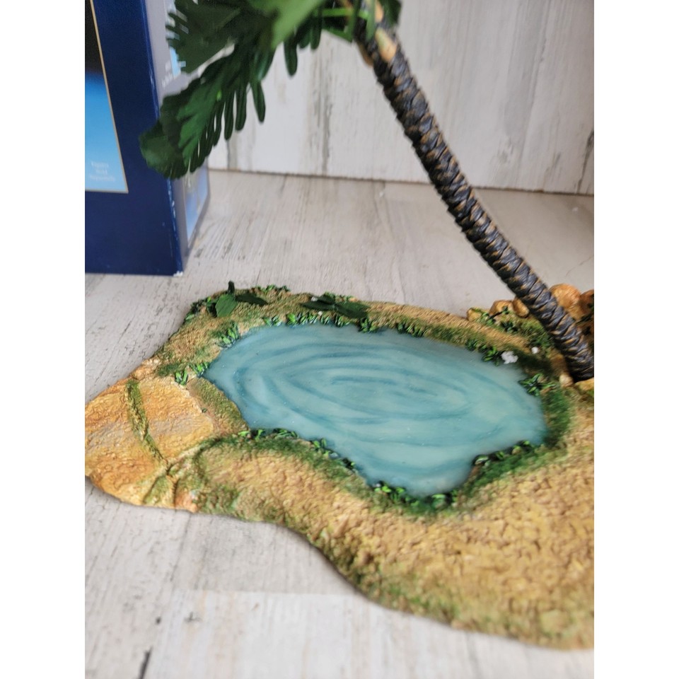 Fontanini Roman AS IS Pond With Palm Tree 2003 vintage | eBay