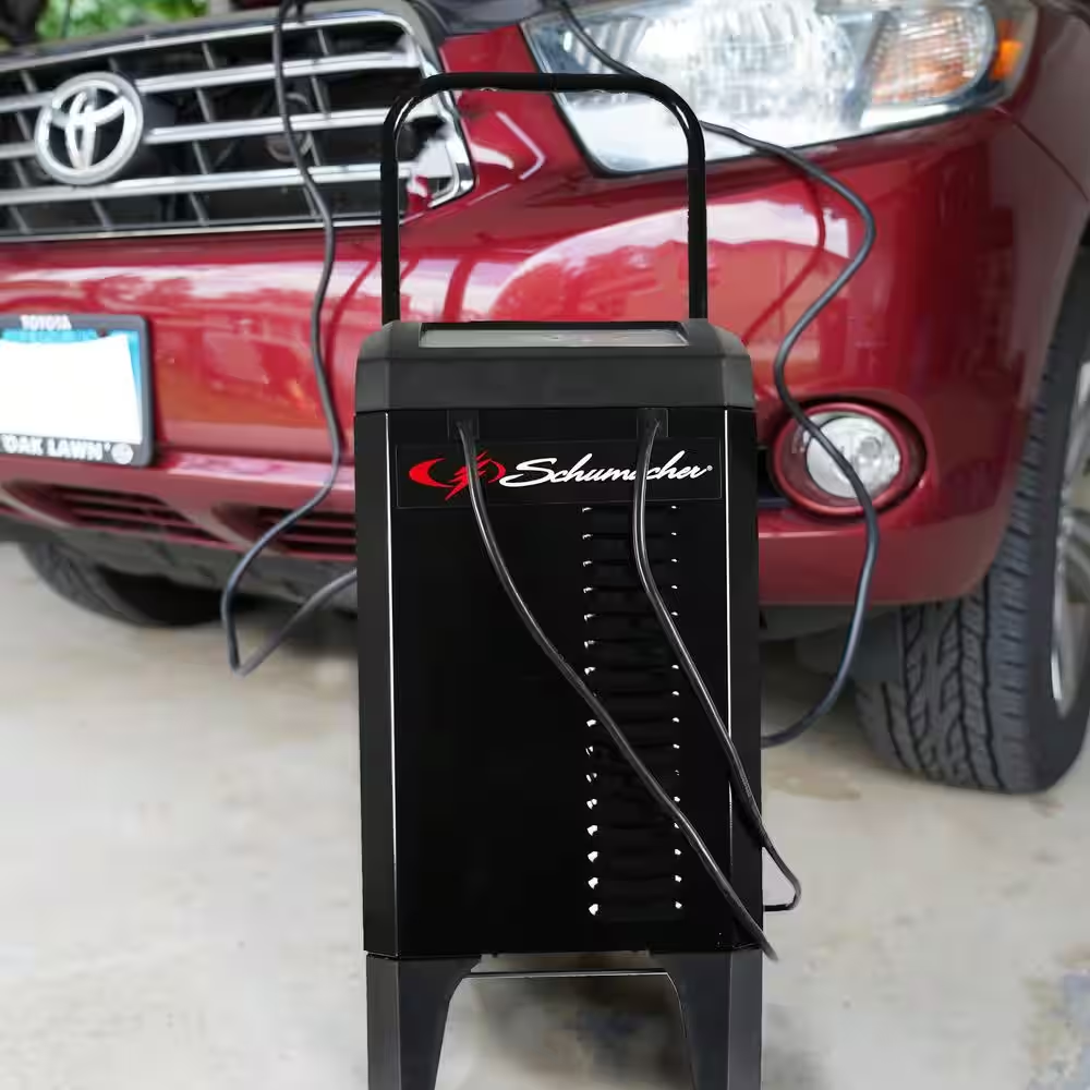 Automotive 6V/12V 200 Amp Battery Charger Jump Starter 40A Boost Mode ...