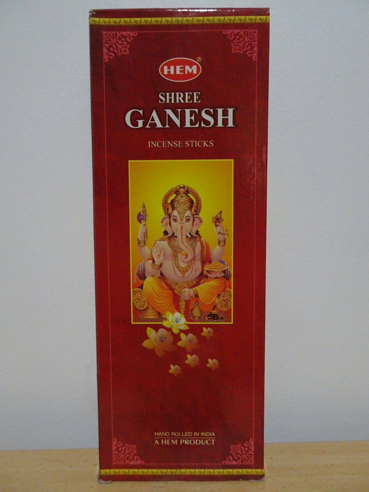 Shree Ganesh HEM Incense Sticks (Full Box) 120 Sticks 6 Hex Packets ...