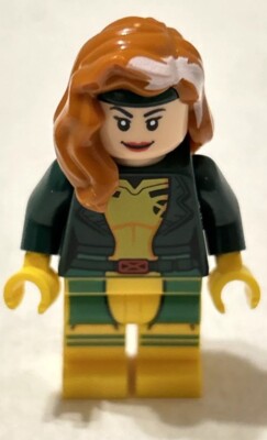 NEW Rogue LEGO Marvel X-men Minifigure Mutants 76281 Anna Marie LeBeau ...