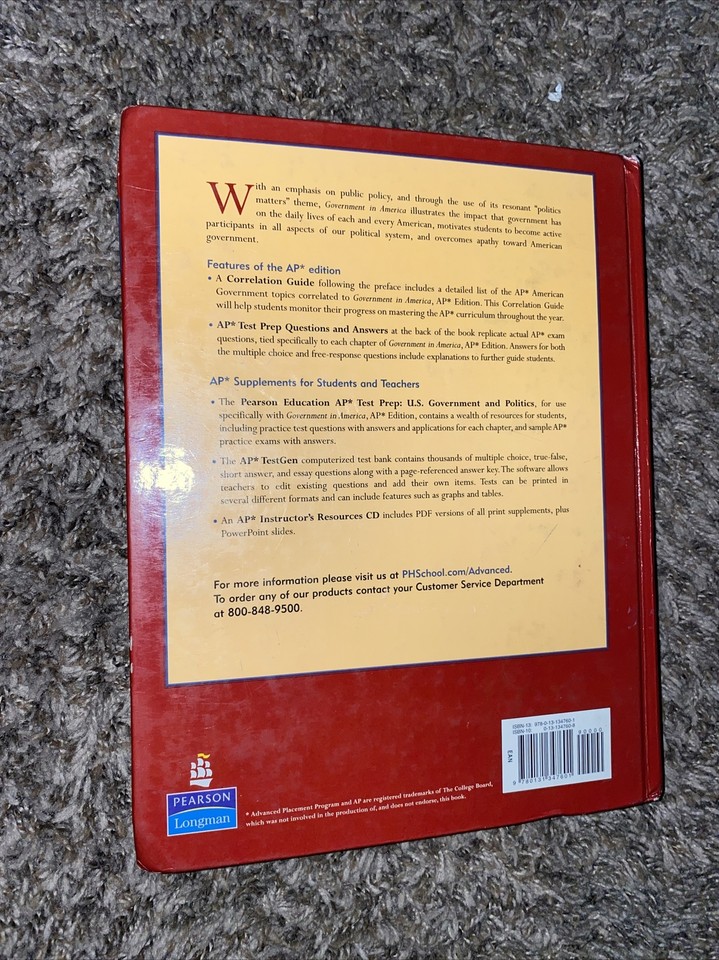 Government in America : People, Politics, and Policy by George C ...