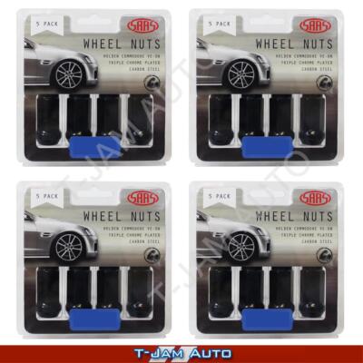 SAAS Wheel Nuts Flat 14x1.4 Blk 45mm 4x5PK for Landrover ALL | eBay