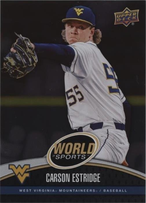 2025 Upper Deck World of Sports - Carson Estridge #284 Silver Foil (RC ...