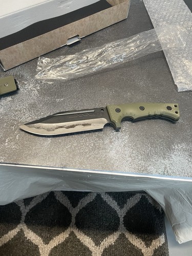 Kasumi Titan-Z Wear Style PM Drop Point Fixed Blade Knife With Sheath ...