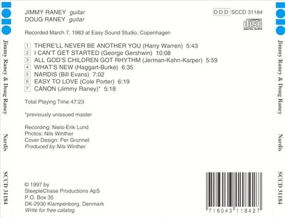 JIMMY RANEY NARDIS NEW CD 716043118427| eBay