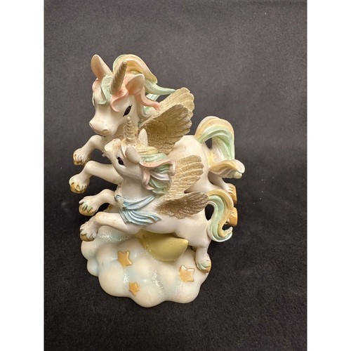 Hamilton Collection Rainbow Dreams MOONSTRUCK Unicorn Figurine | eBay