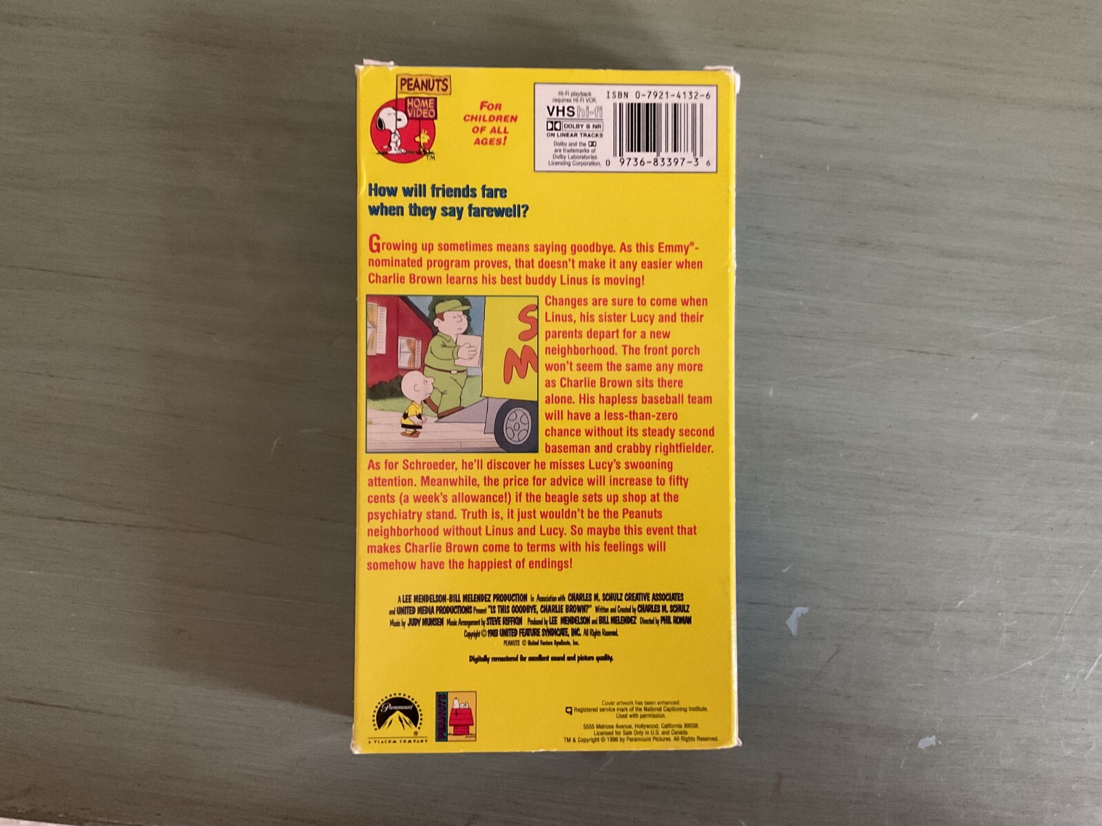 Is This Goodbye, Charlie Brown? 1996 Promotional VHS, HTF, Rare Promo ...