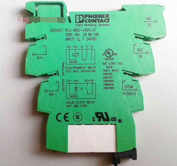 1PC NEW Phoenix 2966171 PLC-RSC-24DC/21 terminal relay with base 6A ...