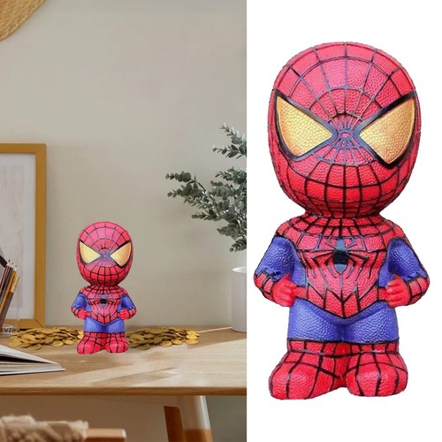 Kids Superhero Spiderman Saving Pot Cartoon Piggy Bank Coin Money Boxes ...