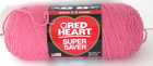 Red Heart Super Saver #0774 Light Raspberry Yarn, 7 oz., 364 yards, HTF ...