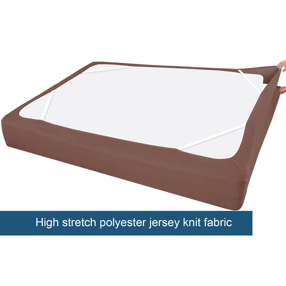 Box Spring Cover with Smooth Elastic Woven Washable Height up to 13" | eBay