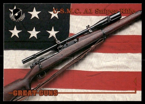 USMC A1 Sniper Rifle 1993 Great Guns Card #96 (NM) | eBay