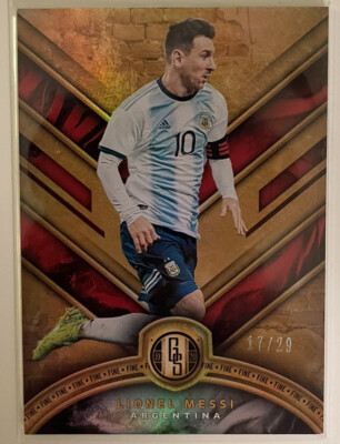 LIONEL MESSI 2019-20 PANINI GOLD STANDARD /29 ARGENTINA W/C BARCELONA ...