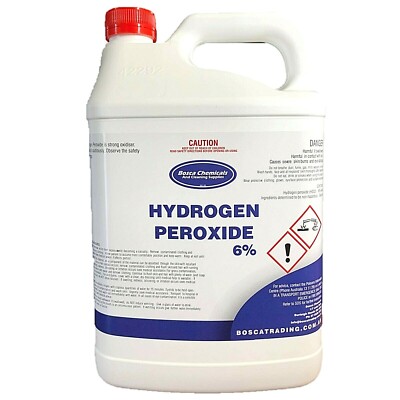 Hydrogen Peroxide H2O2 6% 4L Aus Supplier Fast Post!! | eBay Australia