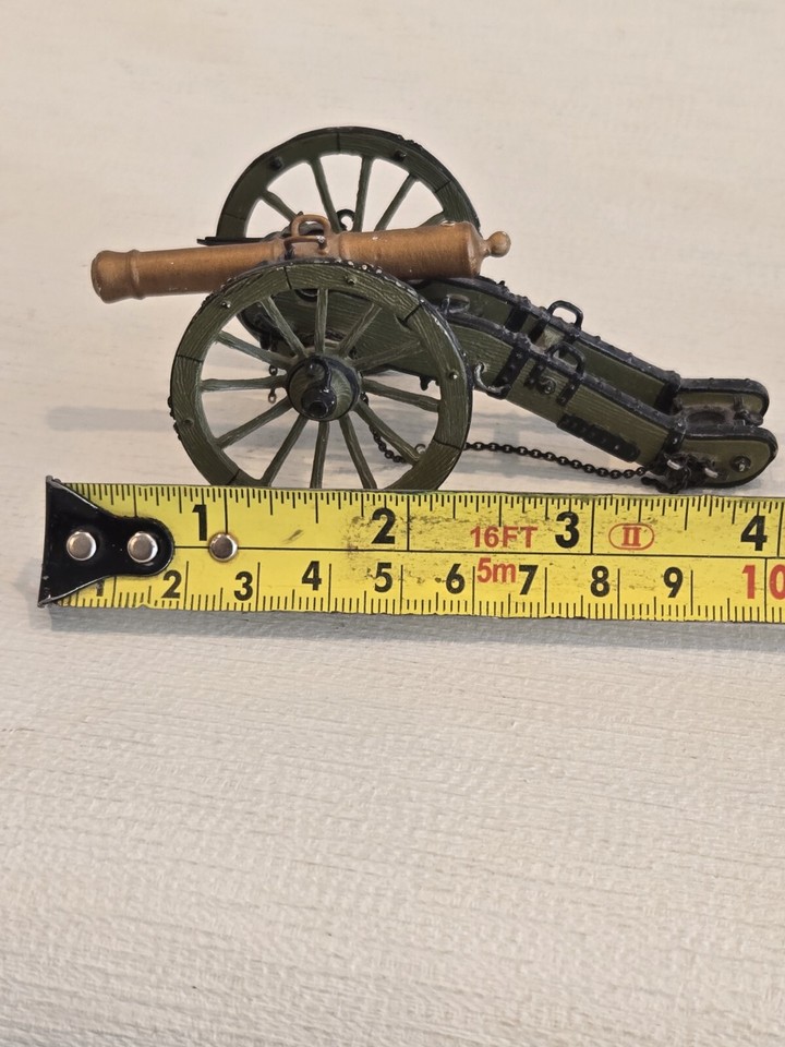 Vintage Miniature Toy Cannon /Very Detailed With 2 Soldier's/ Hong Kong ...