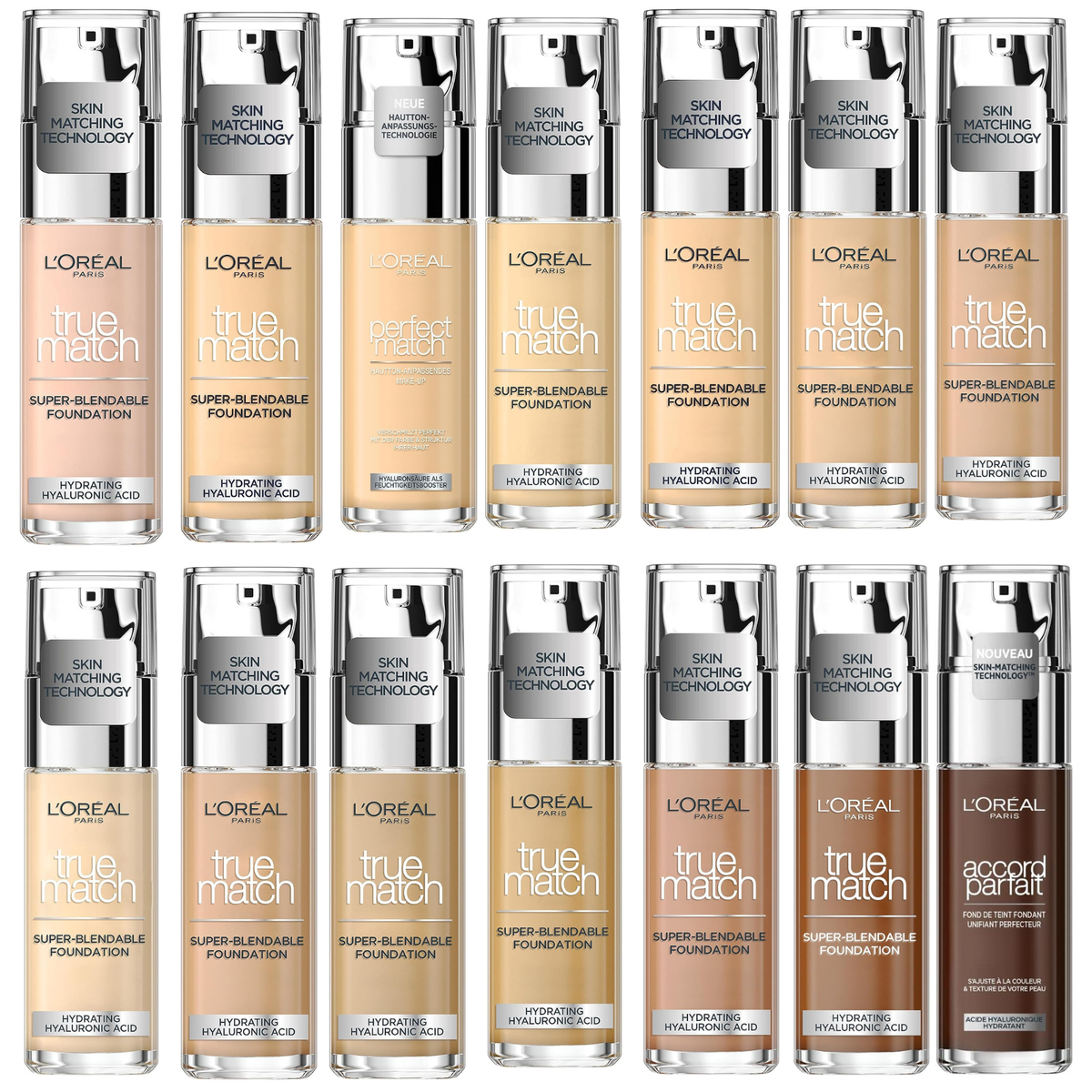 L'oreal Foundation True Match 6 X NEW L'Oreal True Match