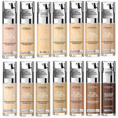 L Oreal True Match Color Chart