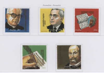 S46487 Malta MNH 2005 Famous Persons 5v | eBay