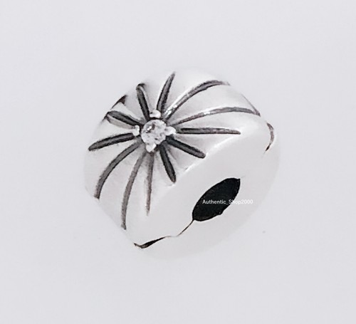 NEW 100% Authentic PANDORA 925 Ale Silver Sparkling Sunburst Clip ...