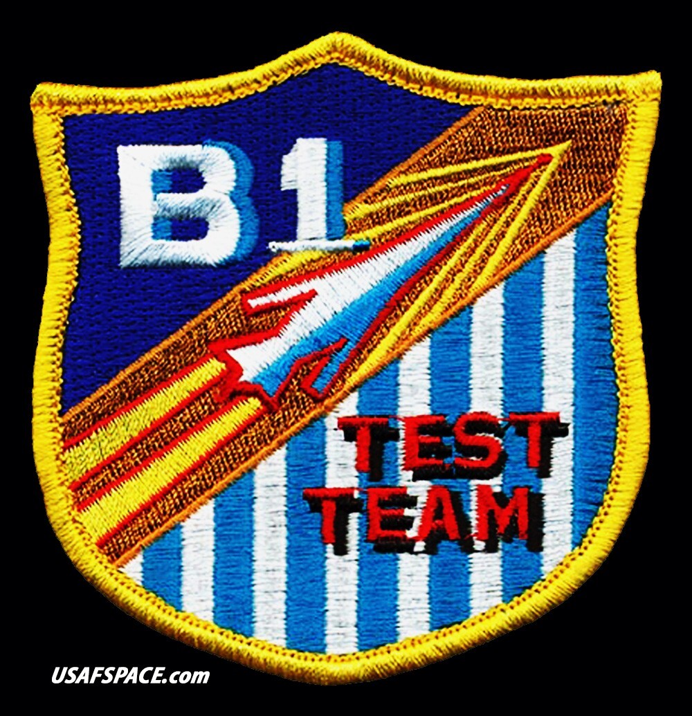 USAF 337th TEST & EVALUATION SQ -337 TES -B-1 TEAM -Dyess AFB- ORIGINAL ...