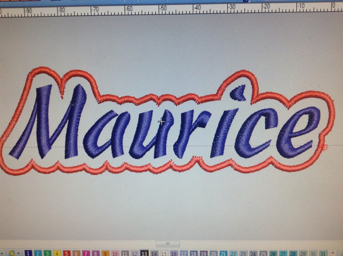 Custom Patches Embroidered Custom Embroided Name Tag CALIGRAPHIE, IRON ...