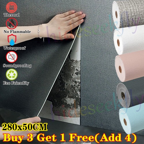 Thicken 3D Linen Waterproof Wallpaper Self Adhesive·Peel and Stick ...