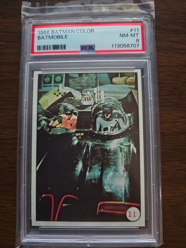1966 BATMAN COLOR BATMOBILE #11 PSA 8 | eBay