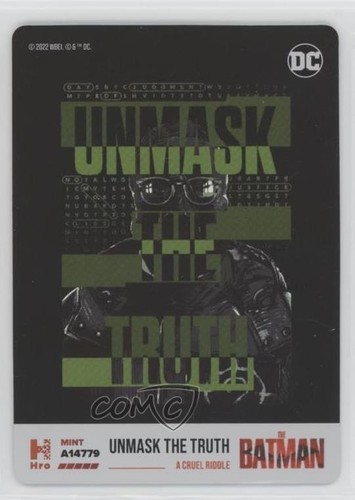 2022 HRO DC Comics A Cruel Riddle Riddler Unmask The Truth 4et | eBay