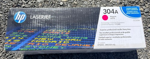 NEW Genuine Original HP CC532AC LaserJet Magen Toner Cartridge CP2025 ...