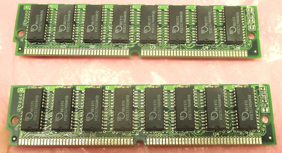 Vintage TWO Used EDO 32MB RAM Memory, Total 64MB | eBay