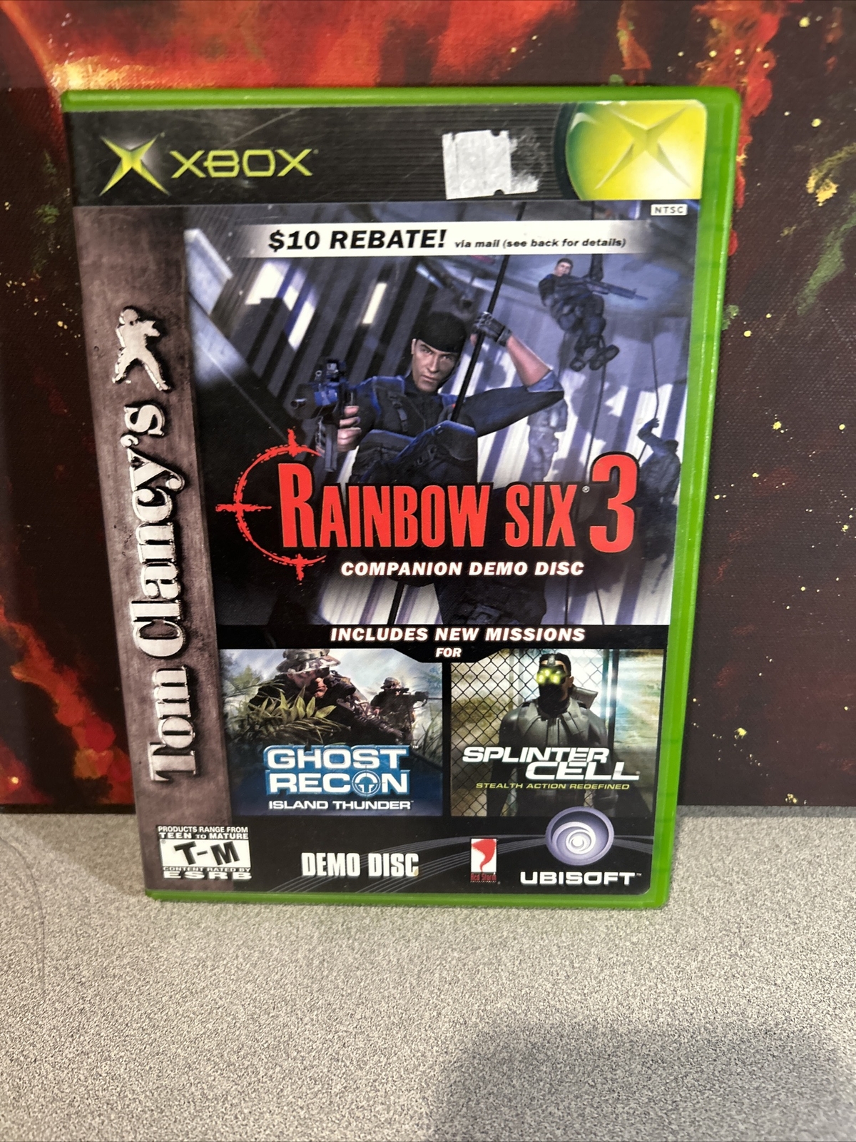 Microsoft Xbox Ubisoft Rainbow Six 3 Companion Demo Disc | eBay