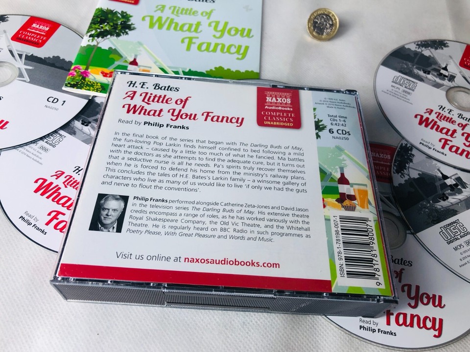 Audio Book CD x6 A Little Bit of What You Fancy H.E. Bates Vintage ra ...