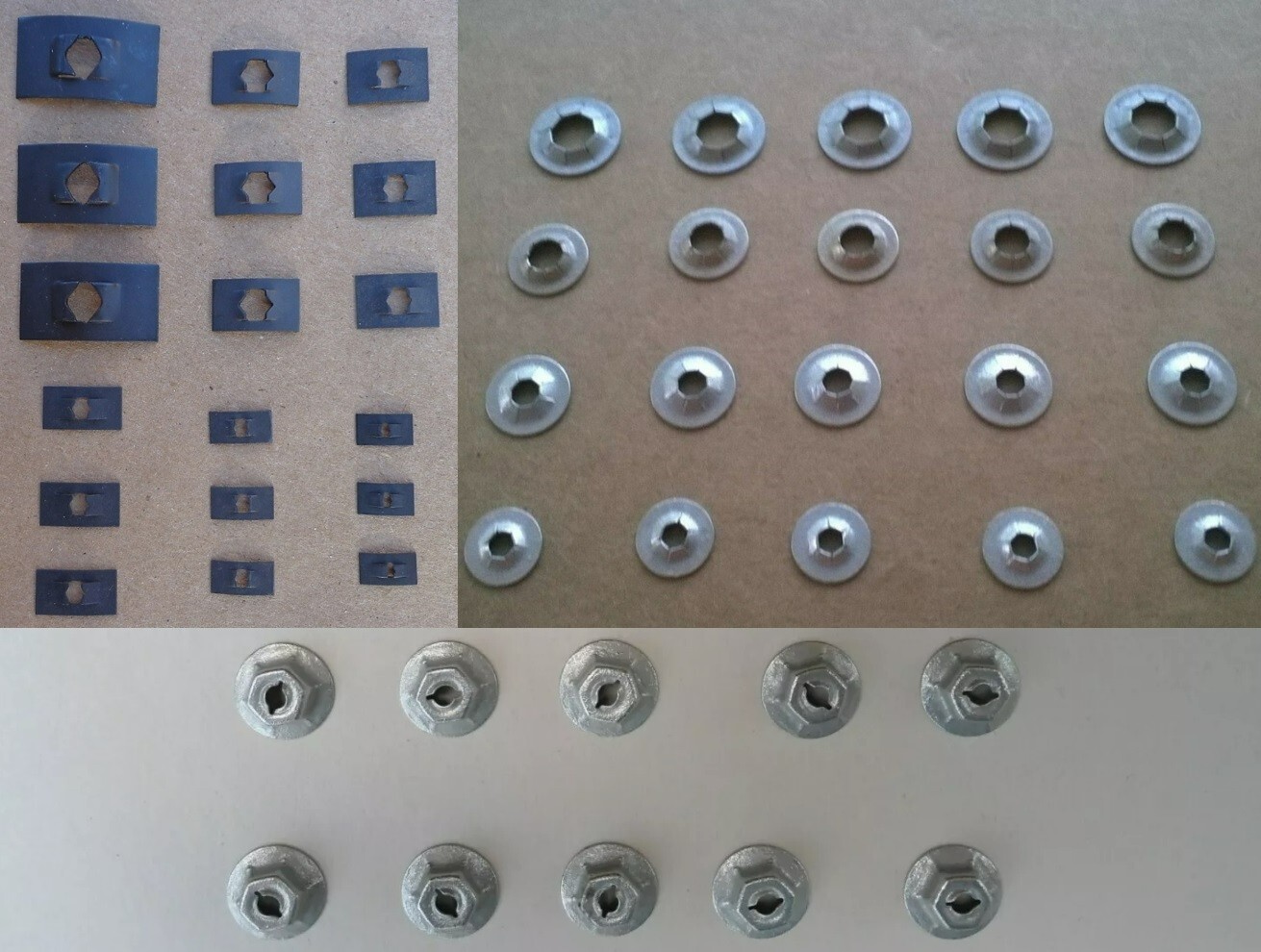 48 EMBLEM, TRIM & BADGE RETAINERS! FOR MOPAR A B C E BODY CUDA DUSTER ...