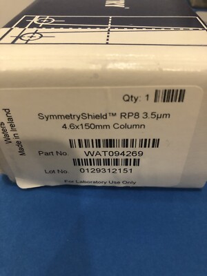 Waters Symmetry Shield RP8 Column,3.5 µm, 4.6X150mm Brand New HPLC ...