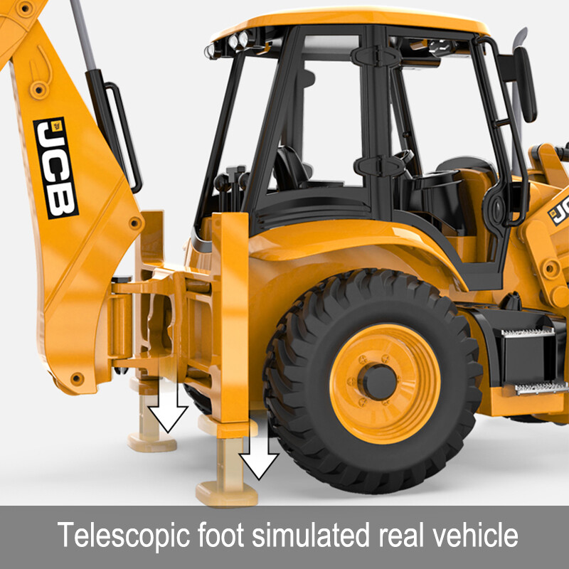 1/20 Remote Control Excavator Bulldozer RC Bucket Loader Vehicle ...