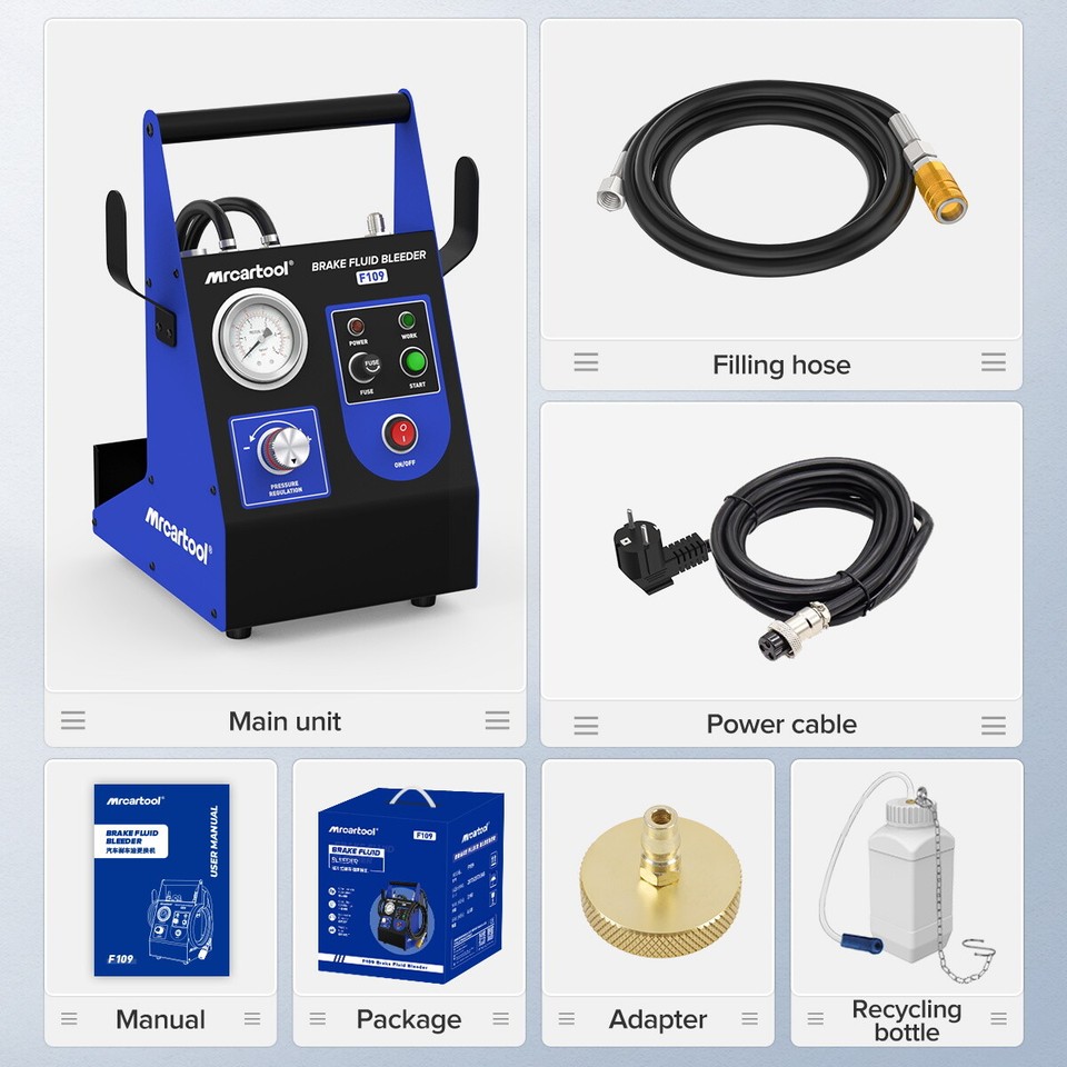 Car Clutch Brake Fluid Bleeder Electric Vacuum Pressure Pump Brake ...