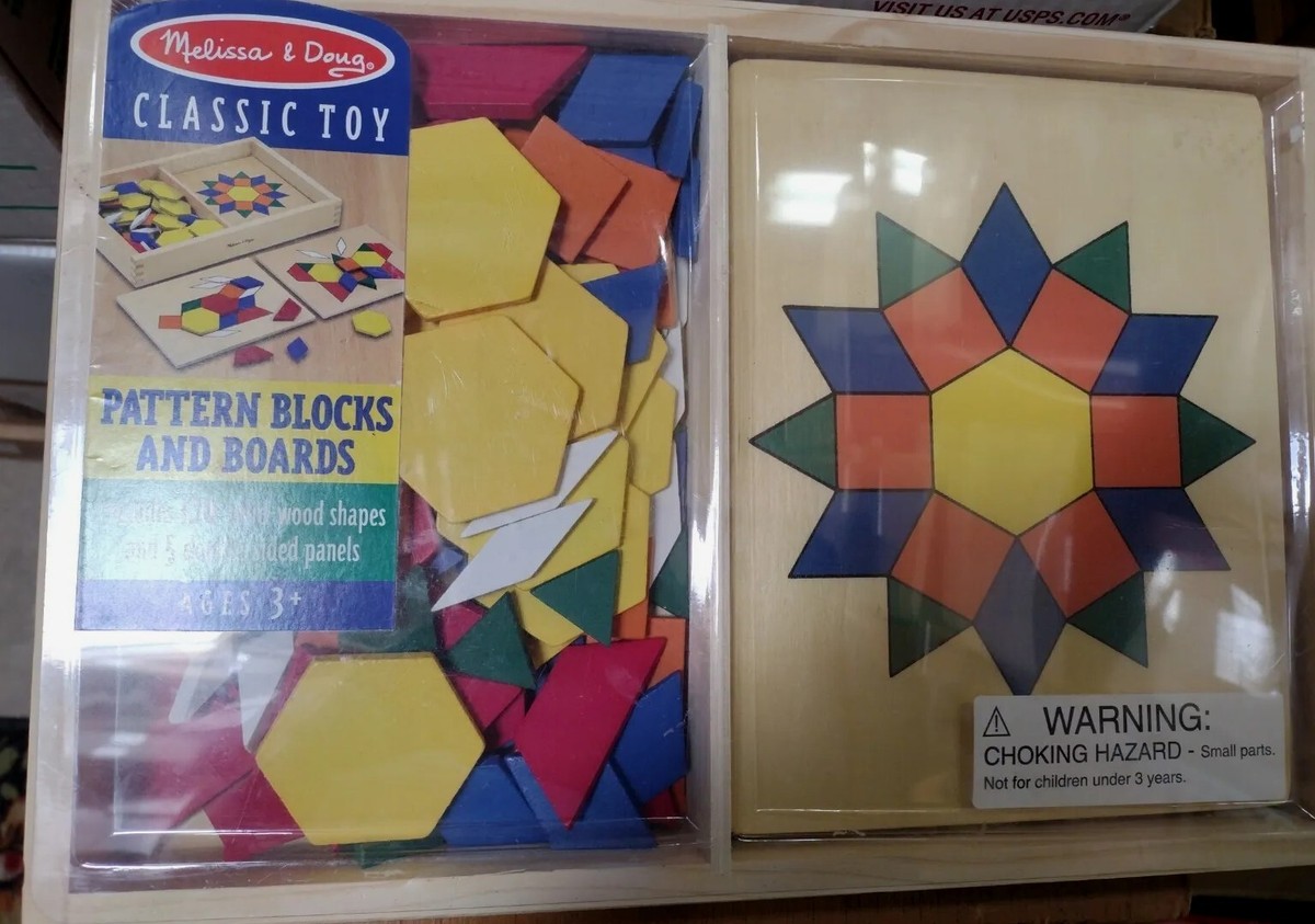 Melissa And Doug Pattern Blocks And Boards Melissa & Doug Pattern
