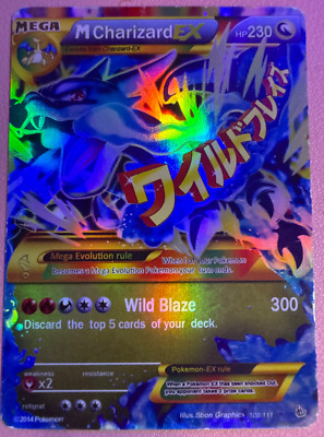 Pokemon Card - M Charizard EX (X) XY - Flashfire 69/106 Ultra Rare | eBay