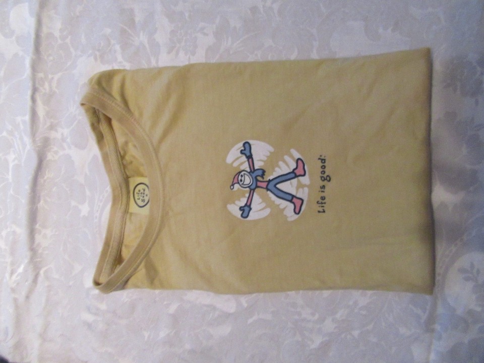 NWT! CLASSIC LIFE IS GOOD GIRLS L/S TEE JAKE "SNOW ANGEL" (S 7-8 ...