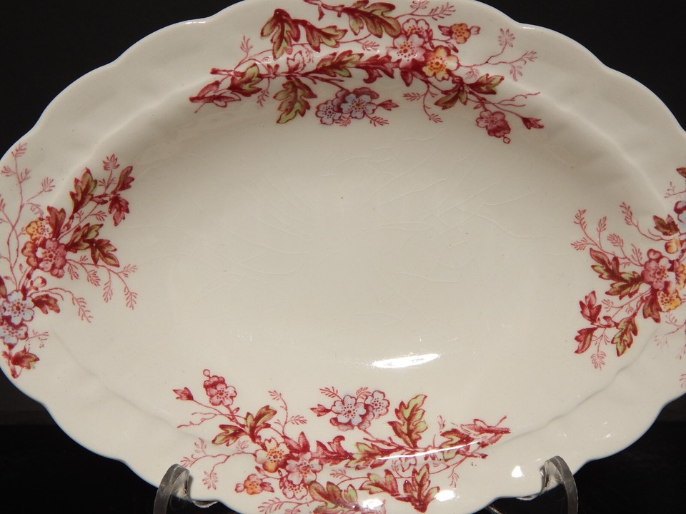 Antique Raviere Oval Plate Tray Booths Washington Semi-Porcelain ...