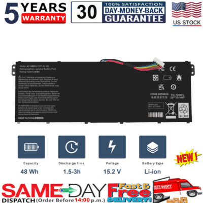 15.2V 48Wh Laptop Battery For Acer AC14B18K AC14B3K AC14B8K AP14B8K | eBay