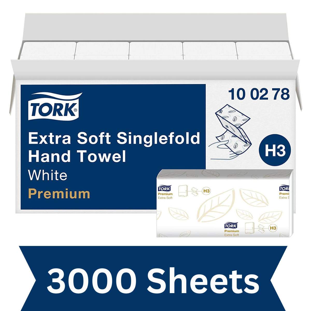 Tork H3 Premium Zigzag Fold Soft Hand Towels/tissues 15 X 200 Sheets ...