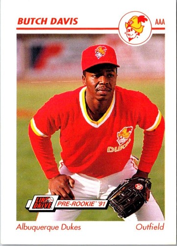 1991 Line Drive AAA Butch Davis #5 Albuquerque Dukes Baseball Card | eBay
