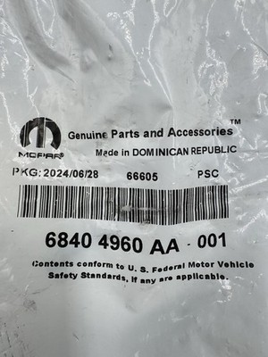 Genuine Mopar Wiring Kit 68404960AA | eBay