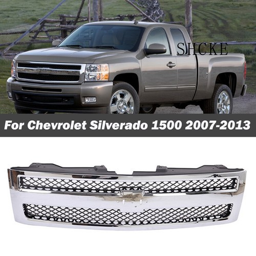 For 2007-2013 Chevy Silverado 1500 Pickup Truck Grille Chrome 25810707 ...