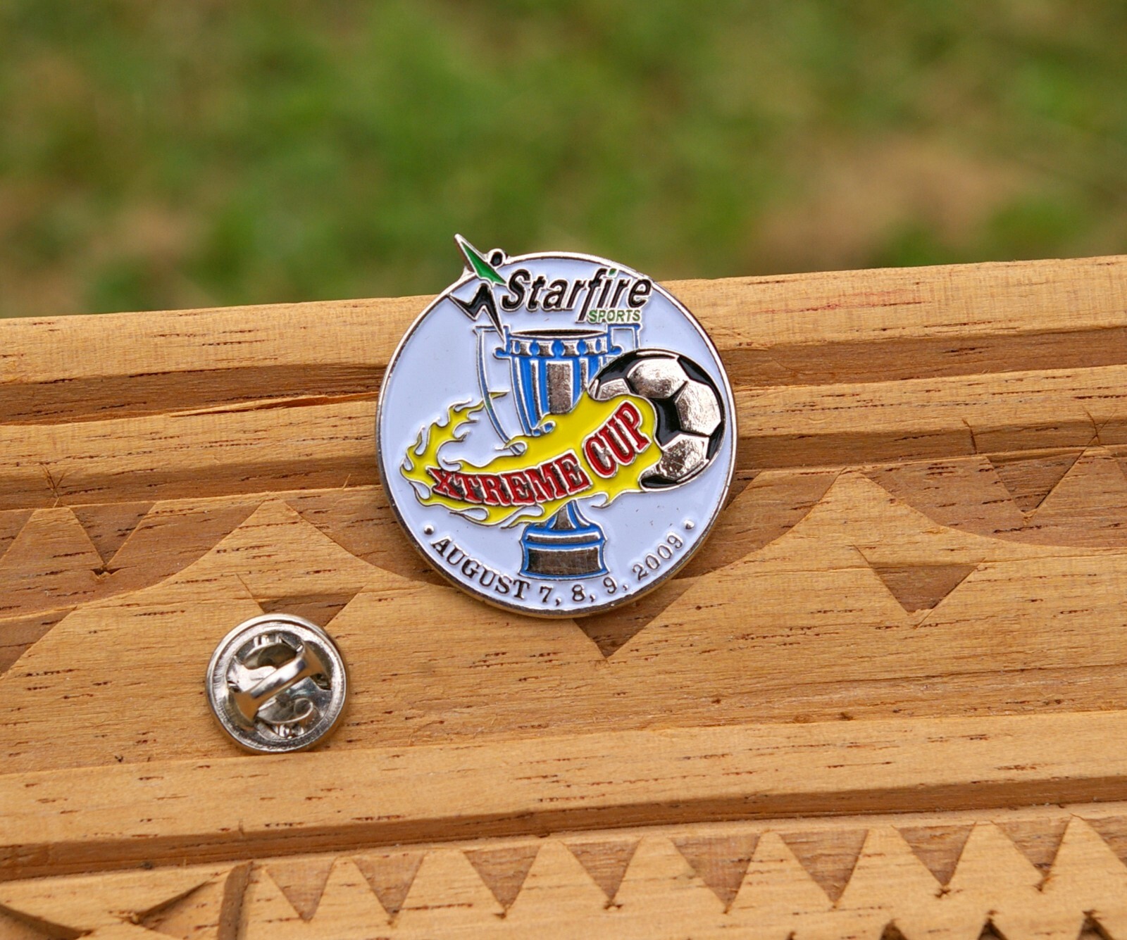 Starfire Sports Xtreme Cup 2009 1 1/4" Silver Tone Metal & Enamel Pin ...